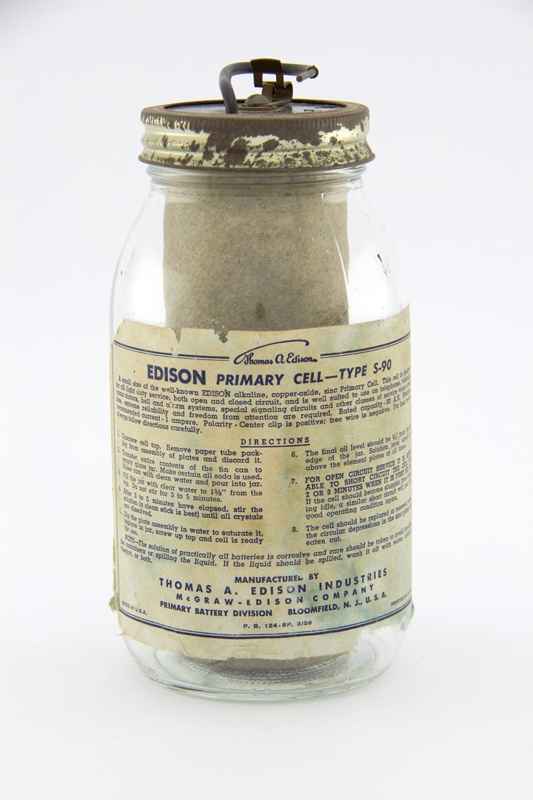 EDISON PRIMARY CELL; Edison; c1870s; TPSM1265 | eHive