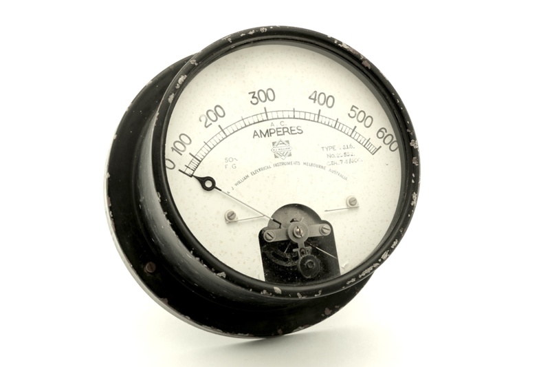 SURFACE MOUNTING SWITCHBOARD A.C AMMETER 0-600; A.J. Williams ...