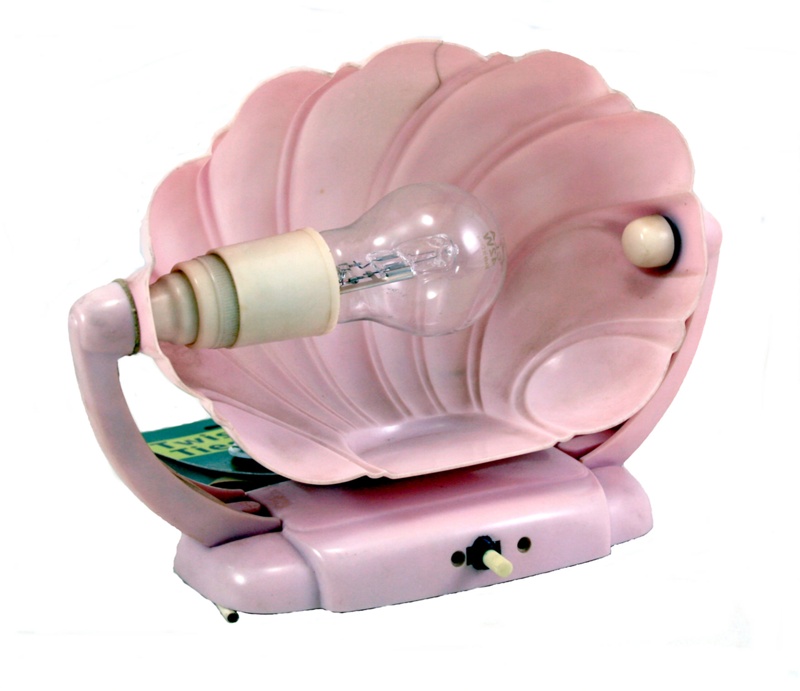 PINK SHELL BEDLAMP; c1955; TPSM946 | eHive
