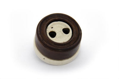 CRABTREE 2 PIN ROUND SURFACE SOCKET; Crabtree - British Make; 1920s ...