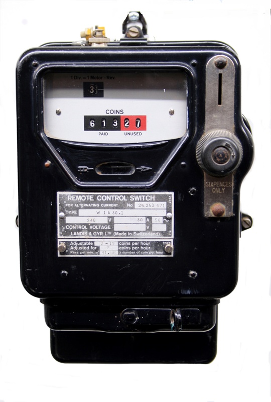 METER - PRE-PAYMENT SINGLE PHASE A.C. INDUCTION DISC WATTHOUR; Landis ...